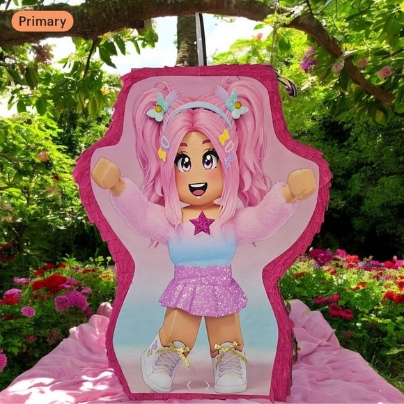 Handmade | Party Supplies | Roblox Girl Pinata | Poshmark